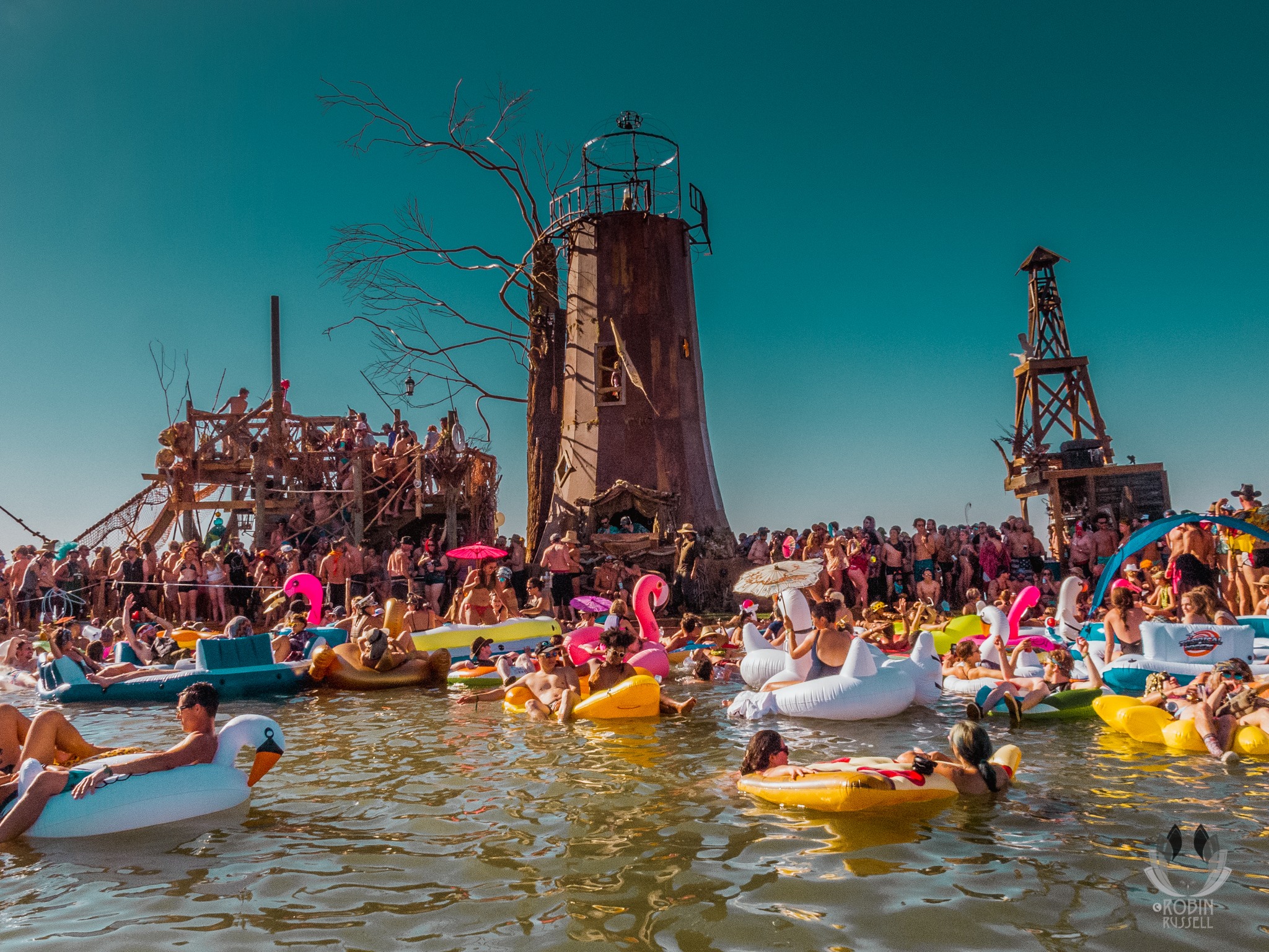 The Atoll - Floating Art Installation - Eddie Carbin